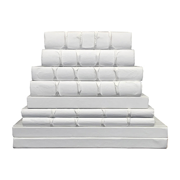 9-Volume Stack Solid White Books – Ten Easy Street